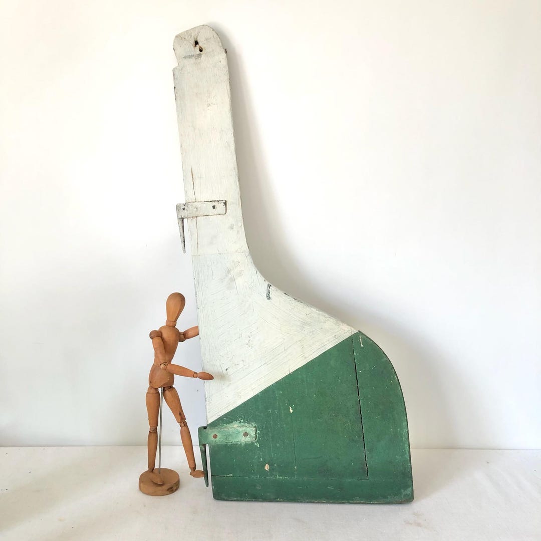 Vintage Boat Rudder - Old Wood Boat Rudder - Nautical Decor - Coastal ...