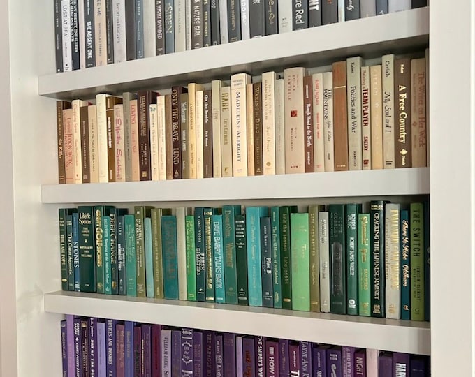 Secret Door Books™ Trimmed Book Spines wood Panel DIY Custom Wall Art ...