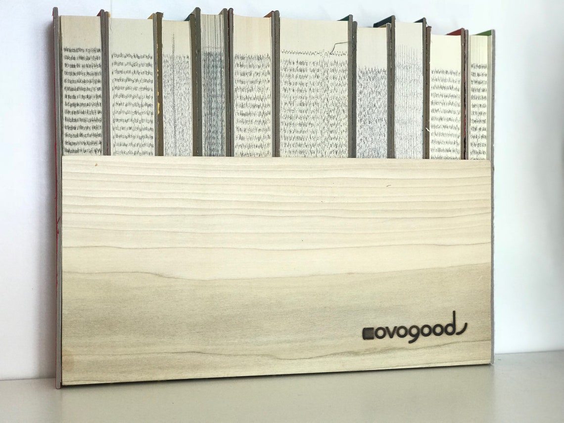 Secret Door Books Trimmed Book Spines™ wood Panel DIY - Etsy