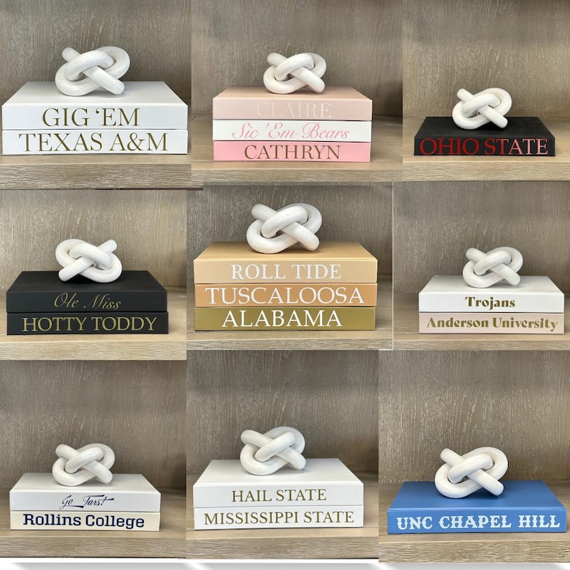 Dorm Book Stack - Etsy