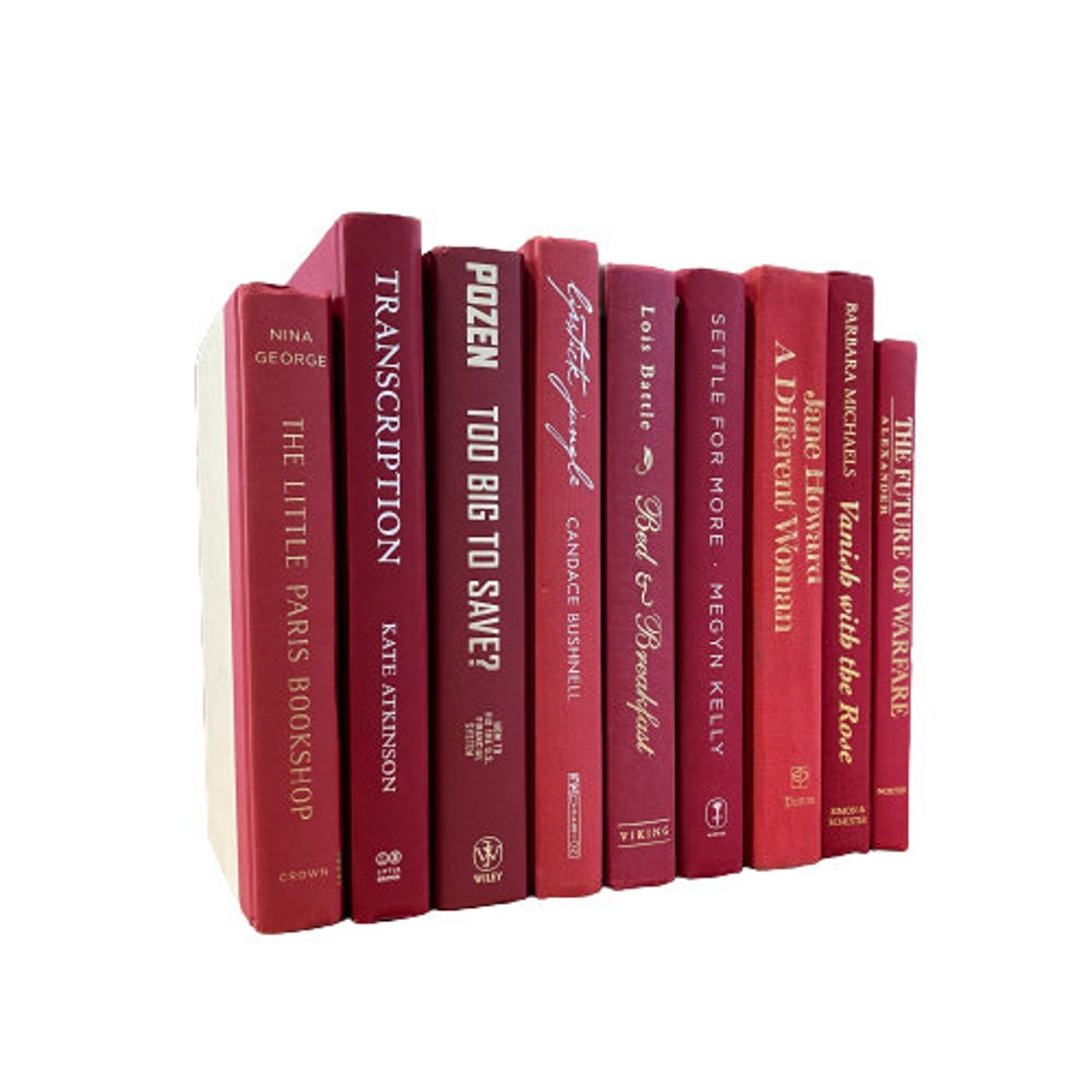 Real Books by Color™ Office or Home Decor, Wedding Display, Photo Prop ...