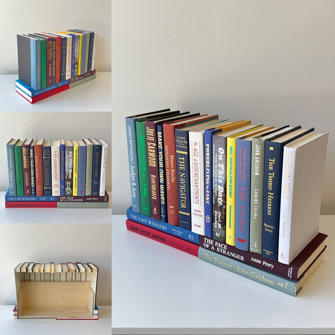 Stacked Covobox V2™ Hidden Storage™ W/real Books Electronics Hider ...