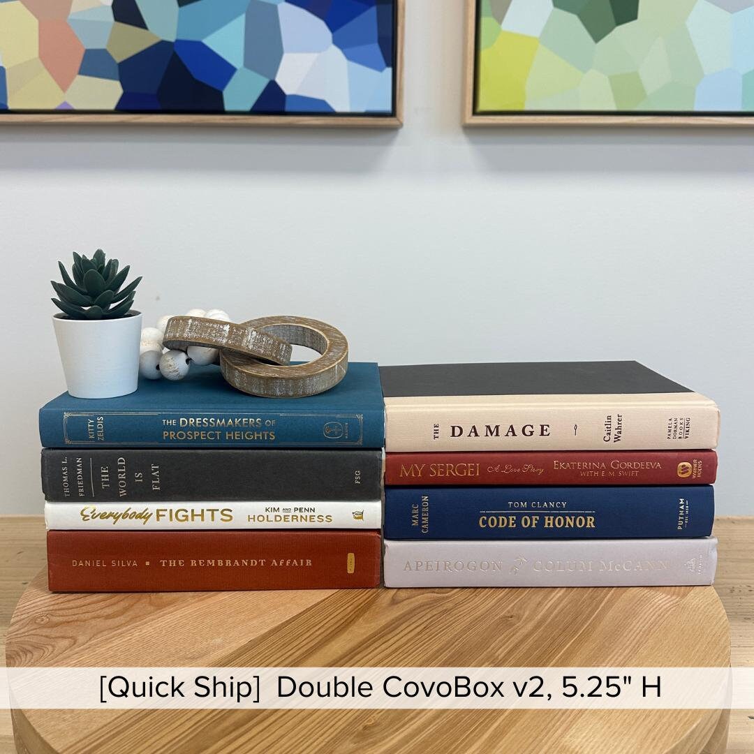 Double Horizontal Covobox V2 — Hidden Storage Secret Book Box ...