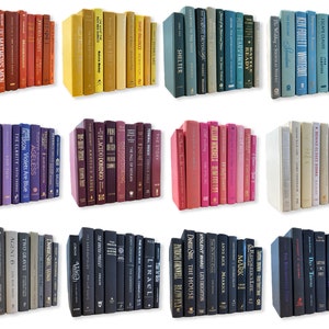 Real Books by Color™ Choose Your Colors Office Home - Etsy