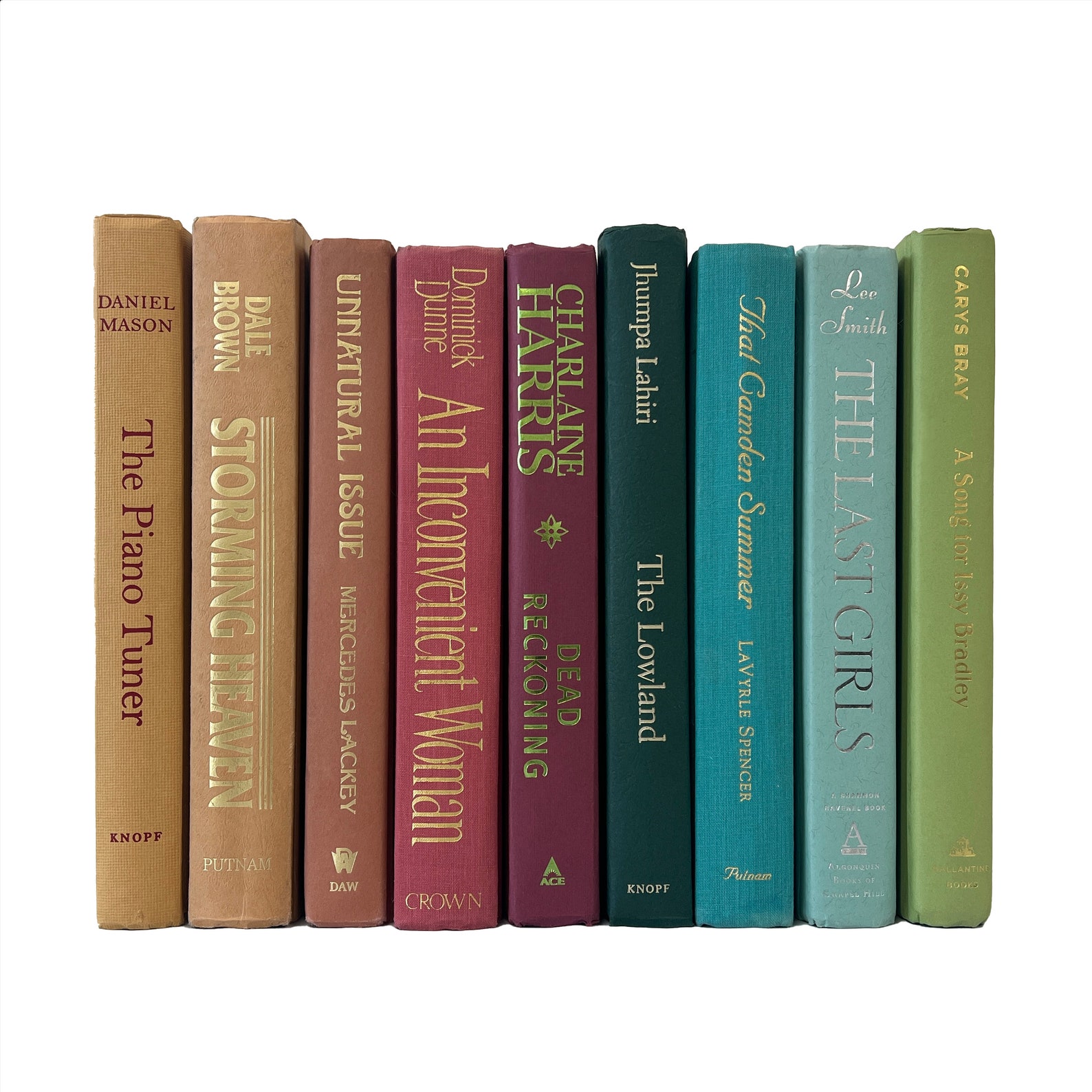 Real Books by Color® Curated Set | Home Decor Office Decoration Wedding ...