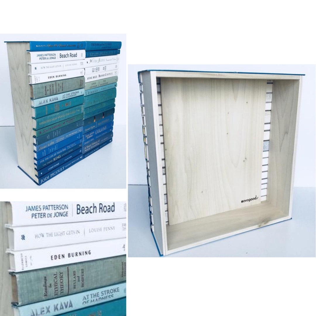 Hidden Storage Secret Compartment Book Stack | Hide Electronics, Wall ...