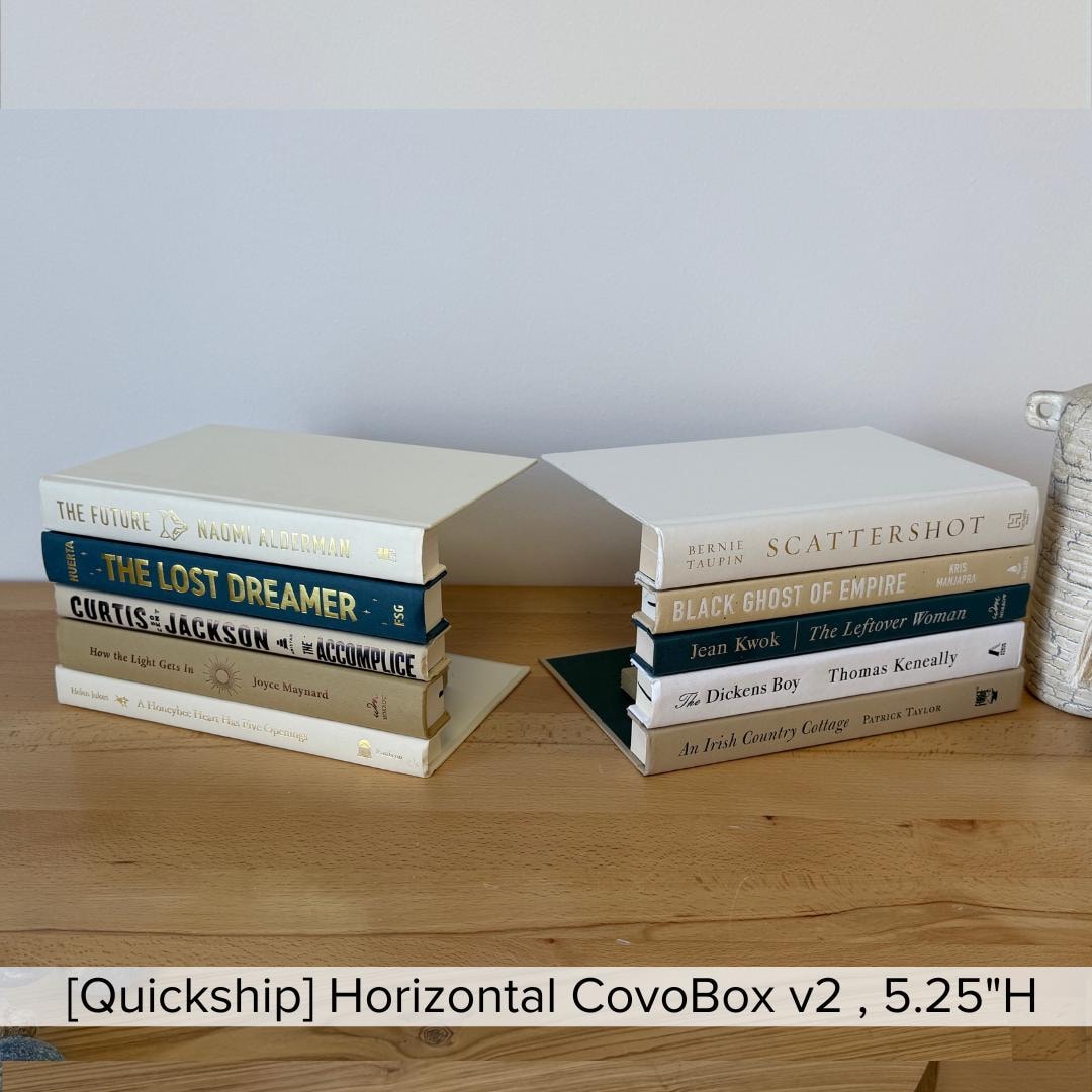 Double Horizontal Covobox V2 — Hidden Storage Secret Book Box ...