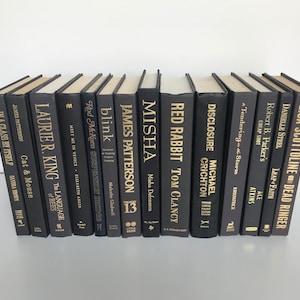 Small Black Book W/ Gold Writing | Vintage Decorative Book | Used ...