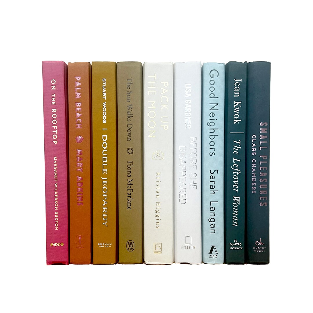 Real Books by Color® Curated Set | Home Decor Office Decoration Wedding ...