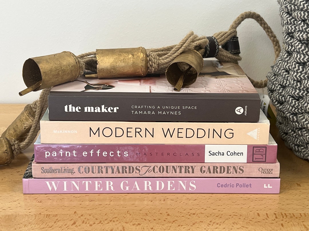 Colorful Pink and Purple Coffee Table Books | Oversized Books | Entry ...