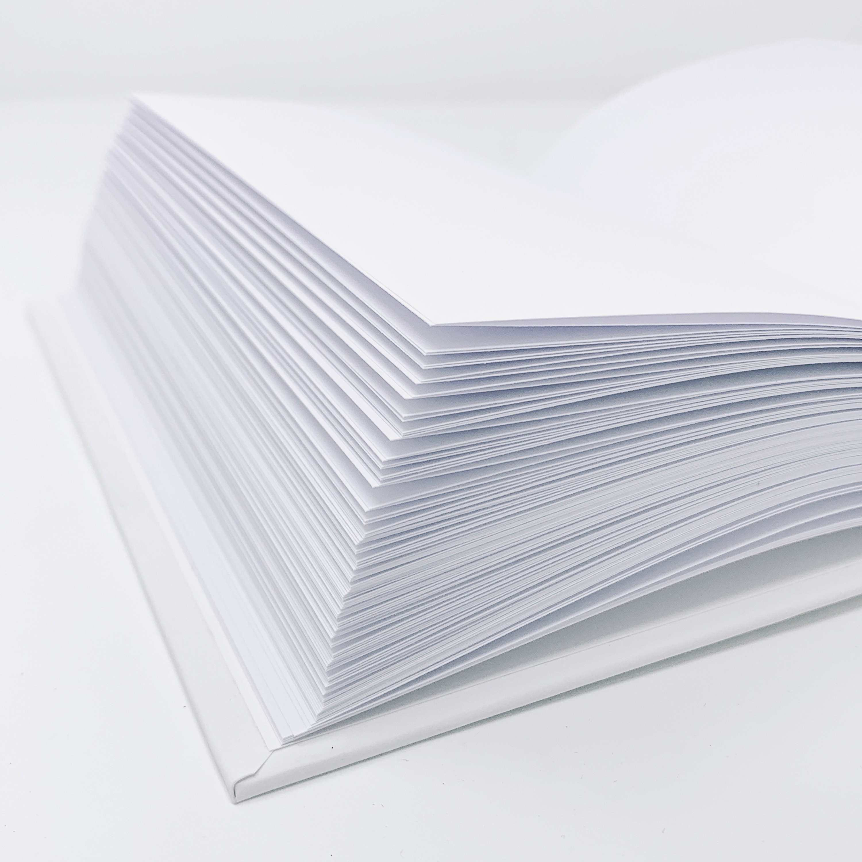 Covobook™ White Book for Decor | Real Blank Hardcover | Notebook Sketch ...