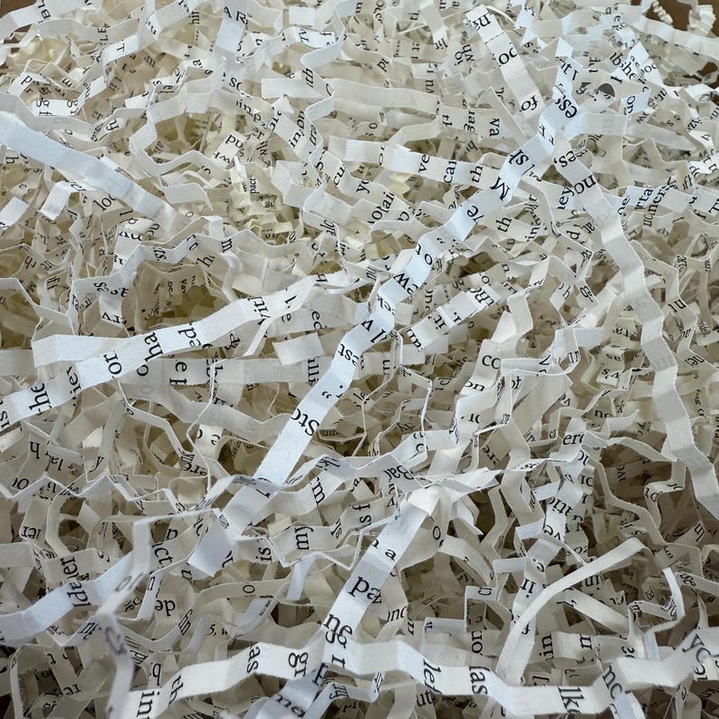 Bookcrinkle™ Crinkle Cut Paper Shred Fill | Gift Basket Wedding Easter ...