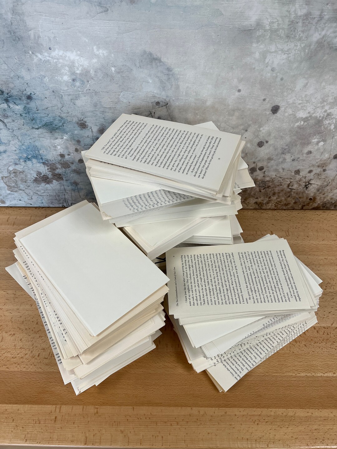 Trimmed Book Pages | Made From Real Books | Price is per LB - Etsy