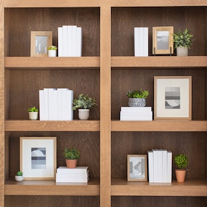 Covobook™ White Decorative Book | Real Blank Hardcover | Modern Home ...