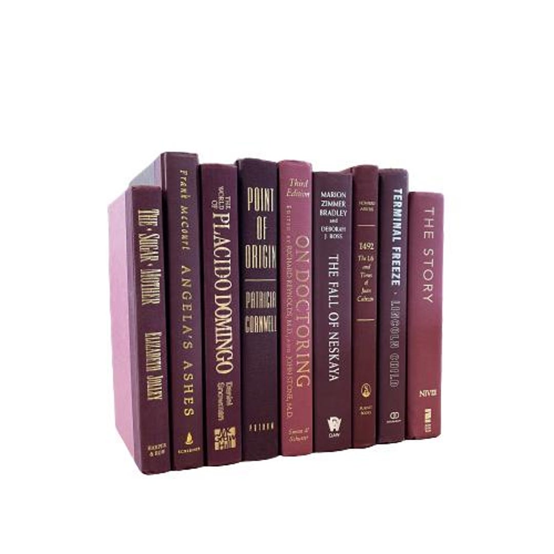 Real Books by Color® | Office or Home Decor, Wedding Display, Photo ...