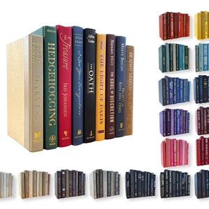Real Books by Color™ Choose Your Colors Office Home - Etsy