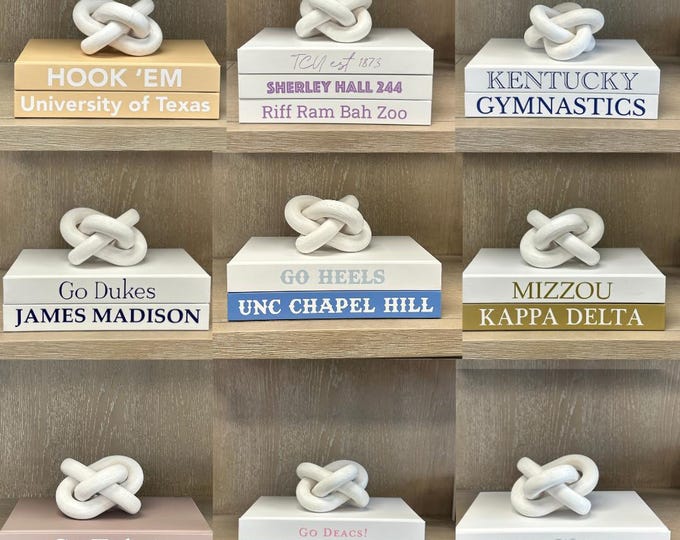 Coastal Decorative Book Bundle: Blue & White Beach House Decor - Etsy