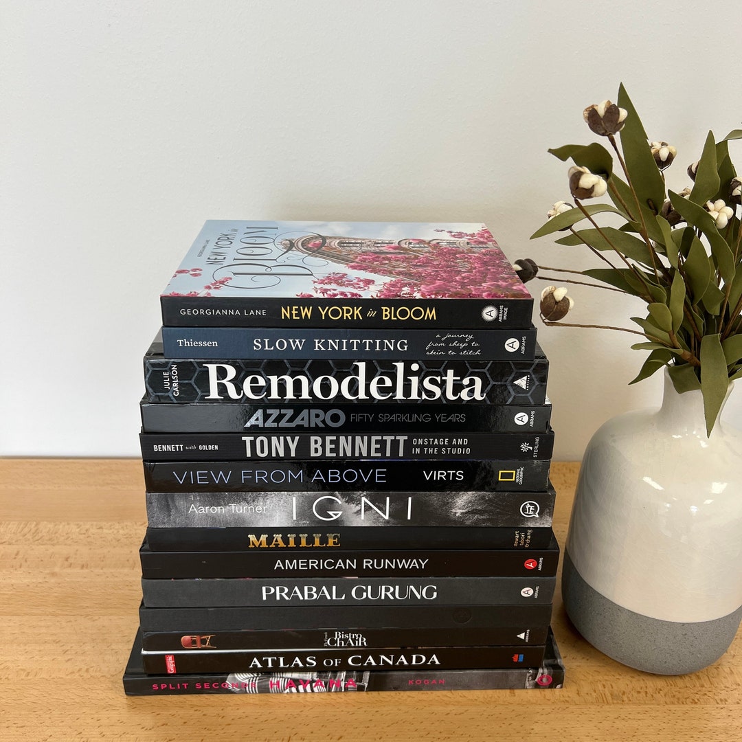 Black Coffee Table Book Titles | Oversized Books | Black and White ...