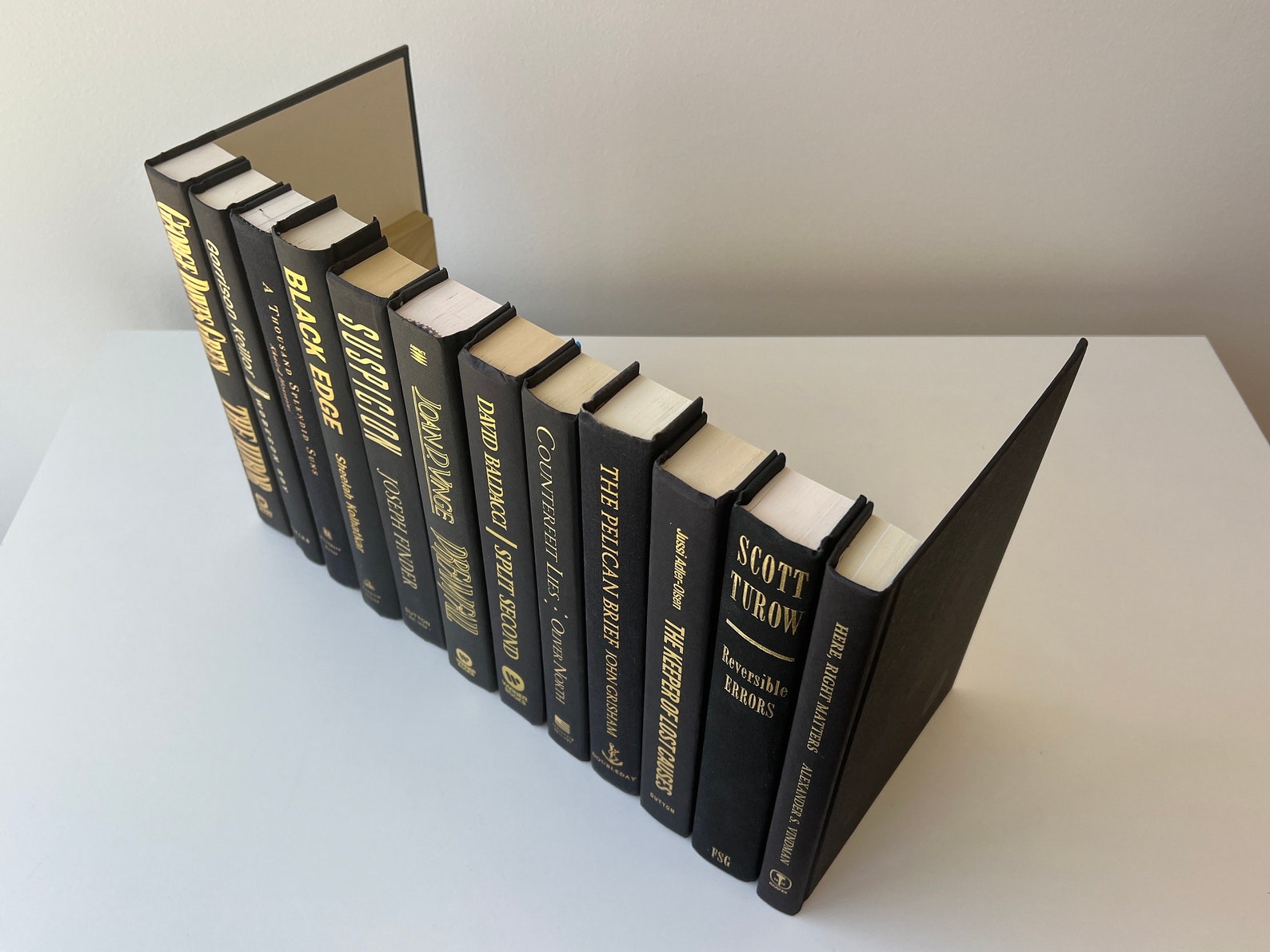 Hidden Storage, Real Books Faux Book Box Router Hider Vintage ...