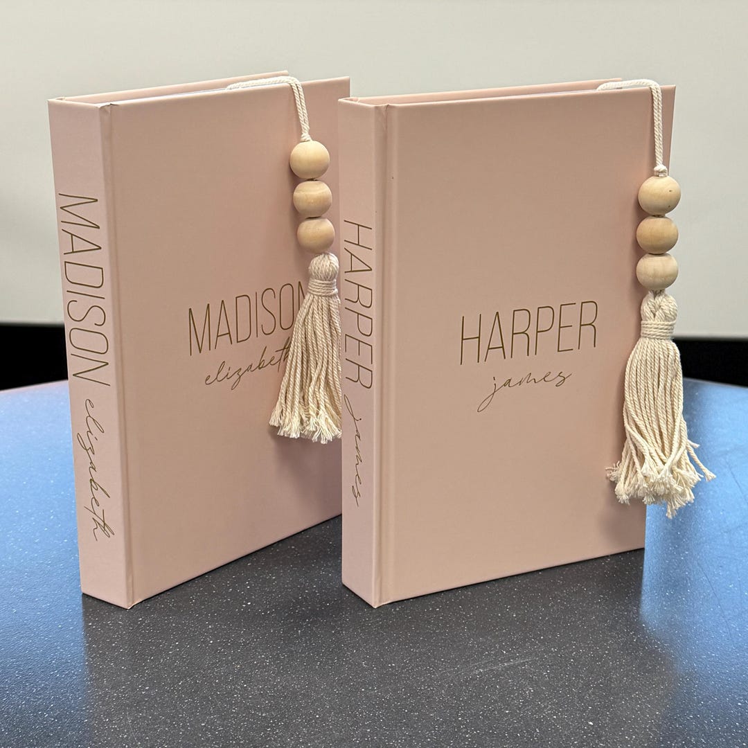 Personalized Name Covobook™ Spine + Cover | Custom Title Text Name ...