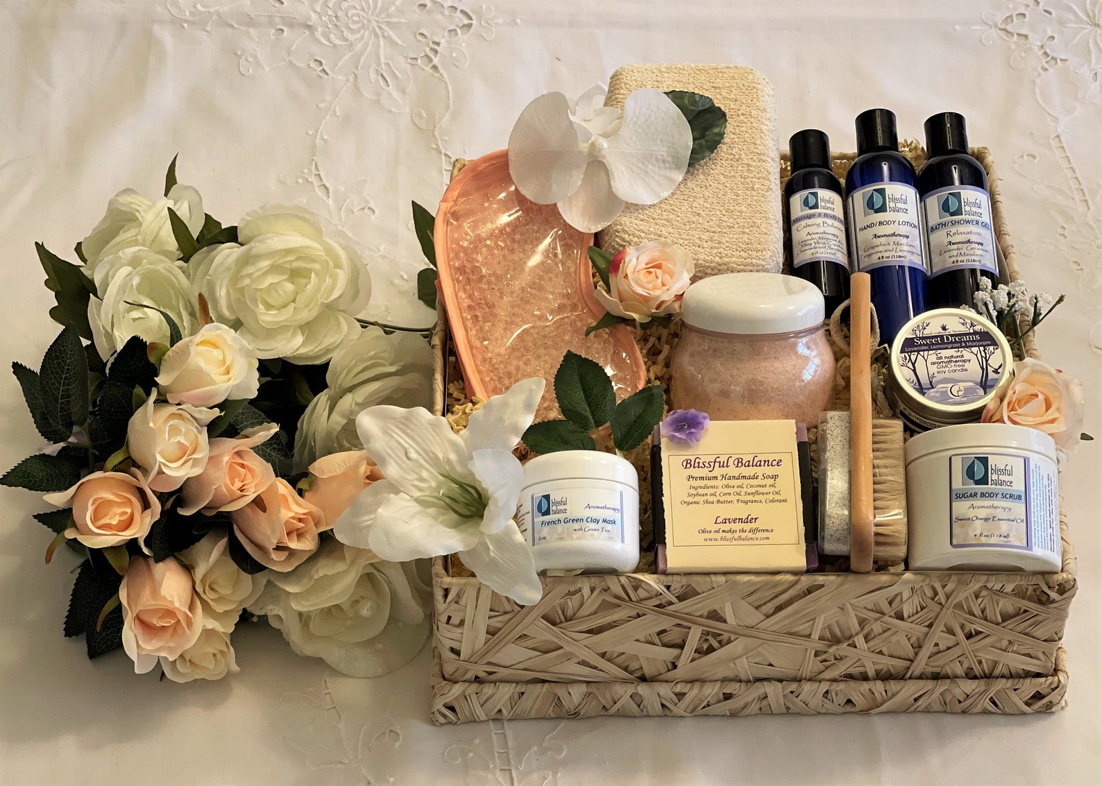 Wedding Spa Gift Basket - Etsy
