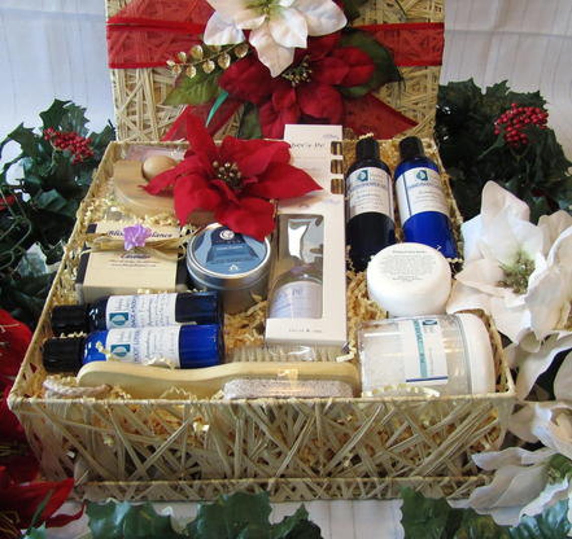 Christmas Spa Gift Basket | Etsy