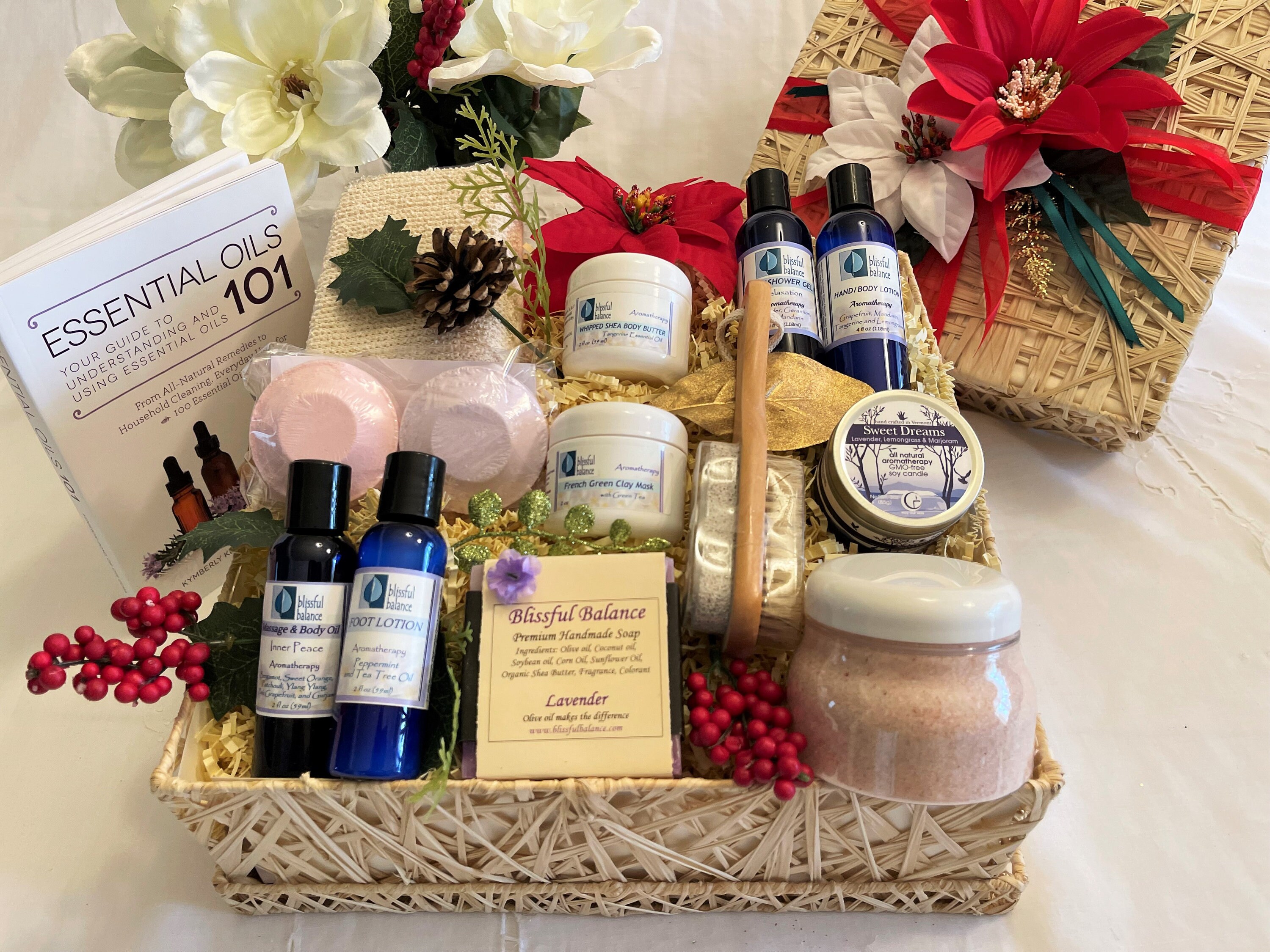Christmas Spa Gift Basket - Etsy