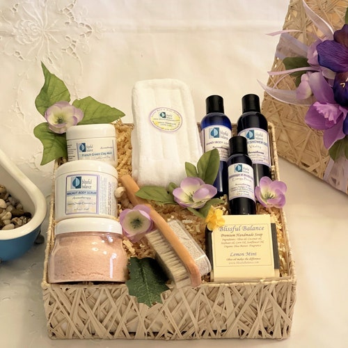 Christmas Spa Gift Basket - Etsy