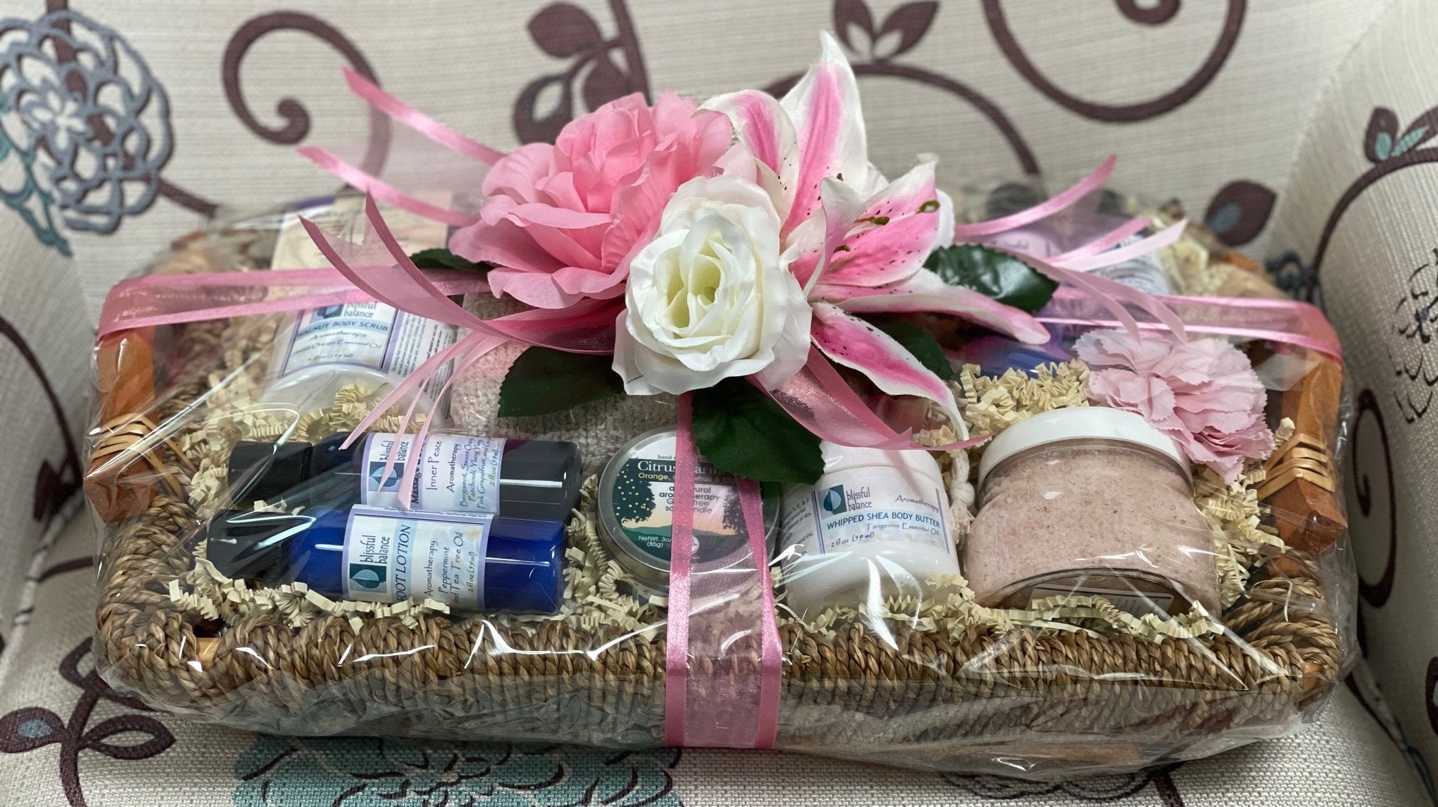 Zen Spa Retreat Gift Basket - Etsy