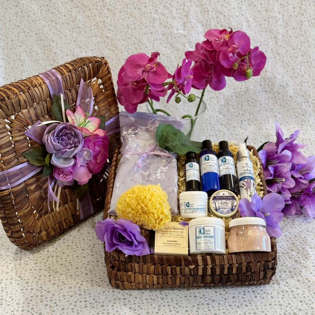 Relaxation Spa Gift Basket - Etsy