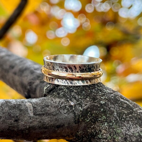 Mens Spinner Ring - Etsy