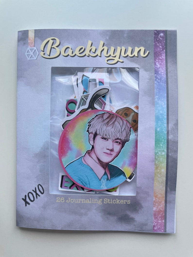 Baekhyun Sticker Set for Journaling: 26 Bullet Journal EXO and - Etsy