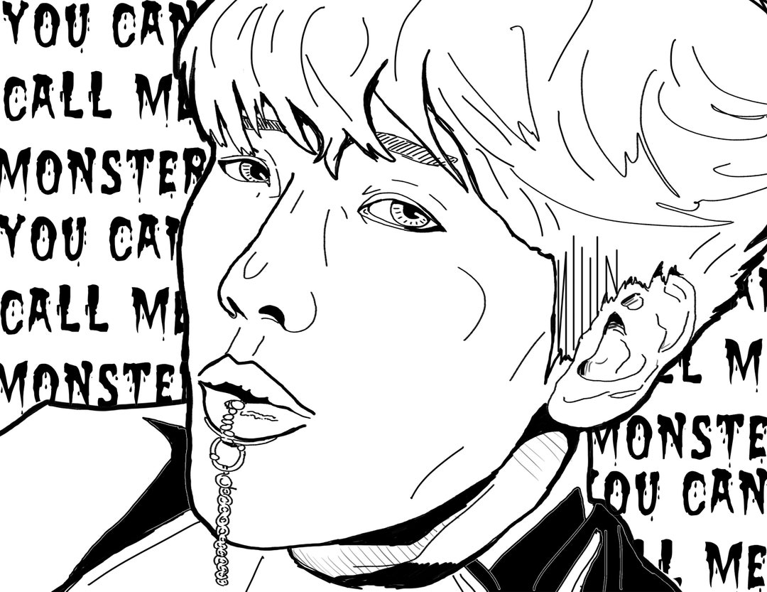 EXO K Coloring Sheets: Digital Download Kpop Coloring Book - Etsy