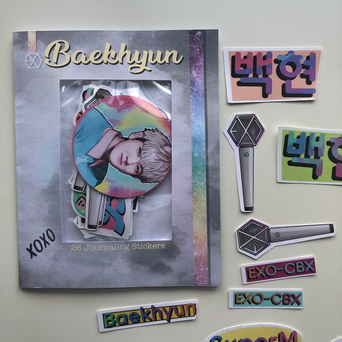 Baekhyun Sticker Set for Journaling: 26 Bullet Journal EXO and - Etsy