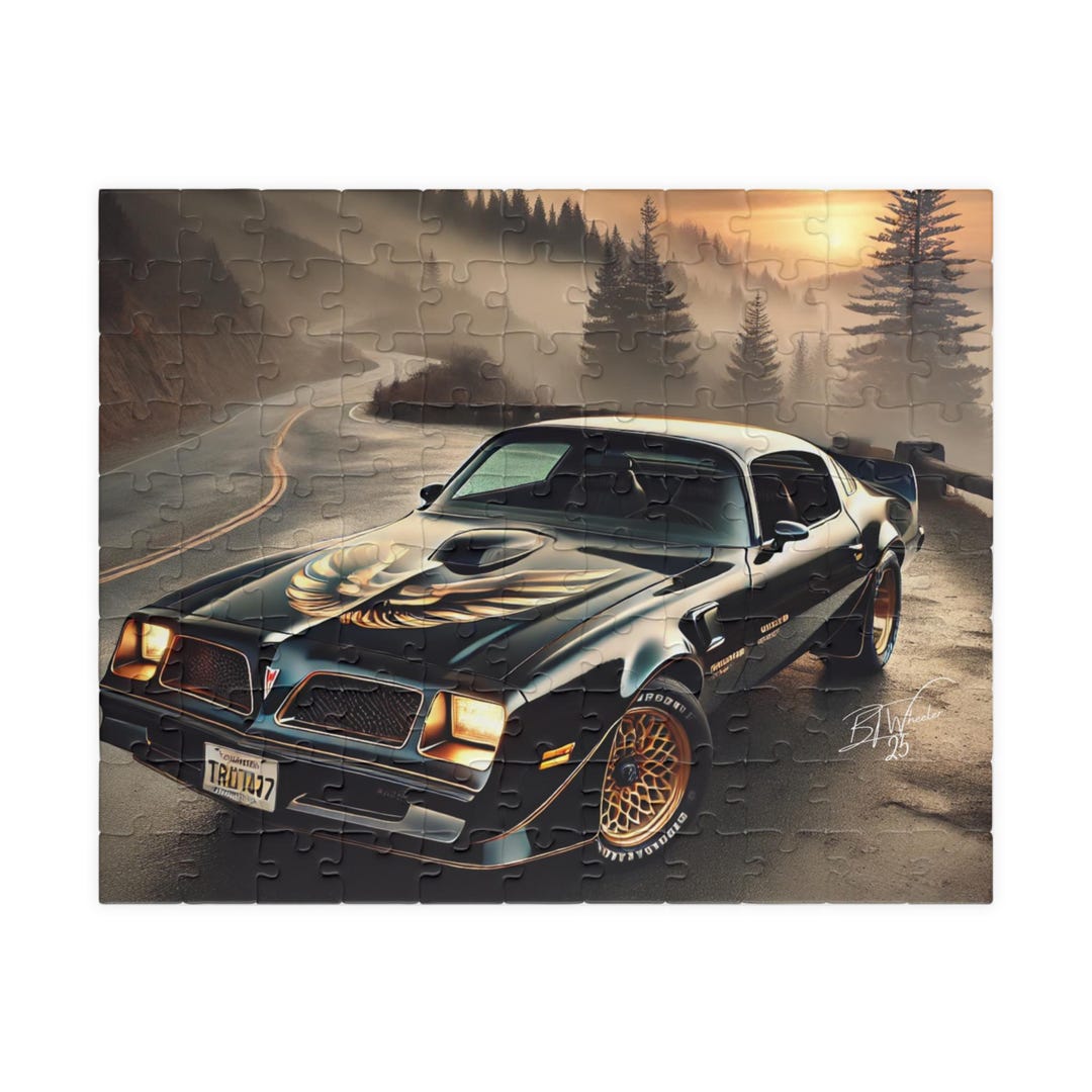 1977 Pontiac Trans Am Puzzle - Midnight Thunder - Etsy