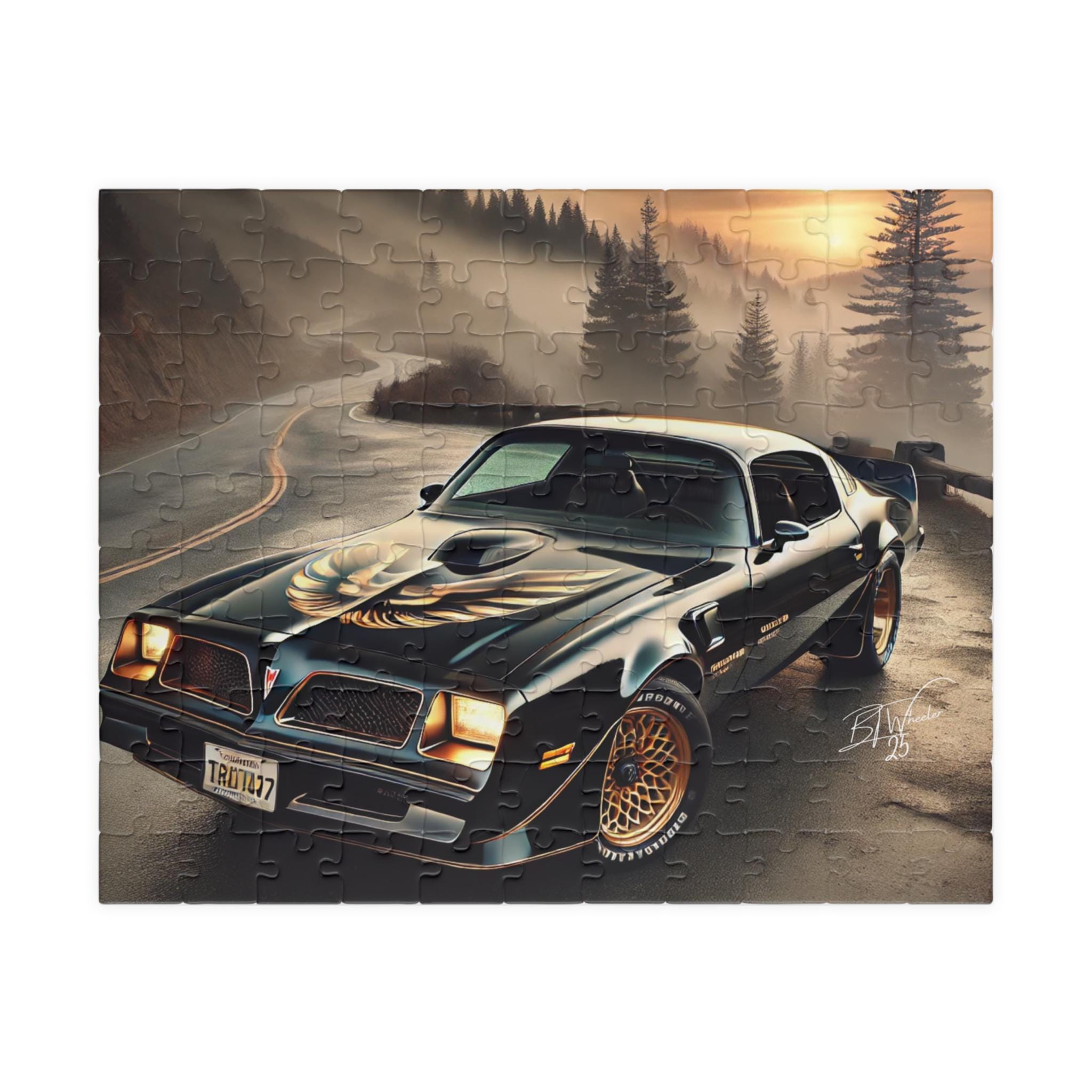 1977 Pontiac Trans Am Puzzle - Midnight Thunder - Etsy