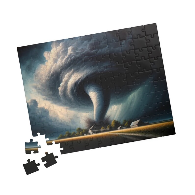 Tornado on the Horizon - Puzzle (110, 252, 520, 1014-piece) - Etsy