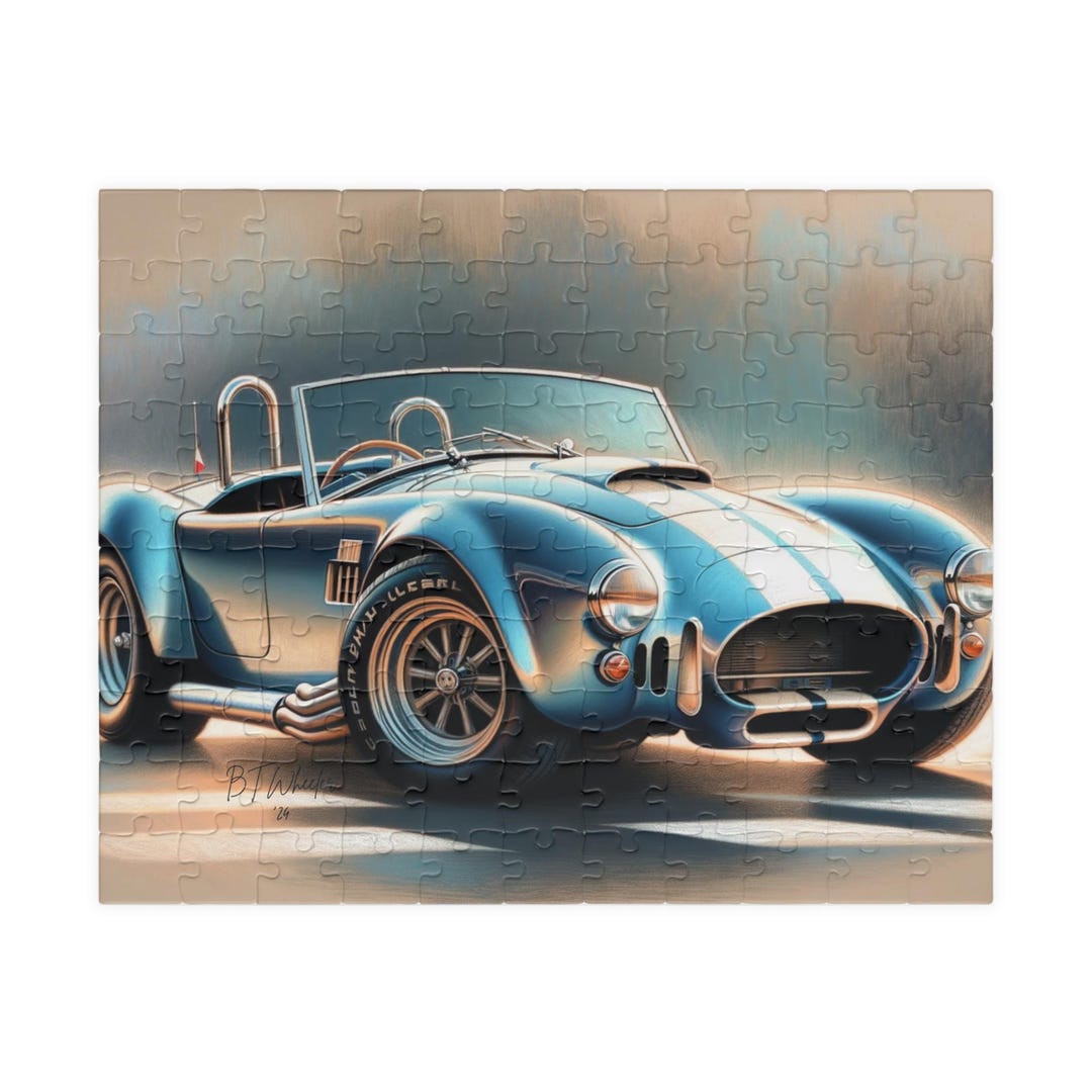 Puzzle, Classic Car Jigsaw, Elegance in Motion, Shelby Cobra Puzzle ...