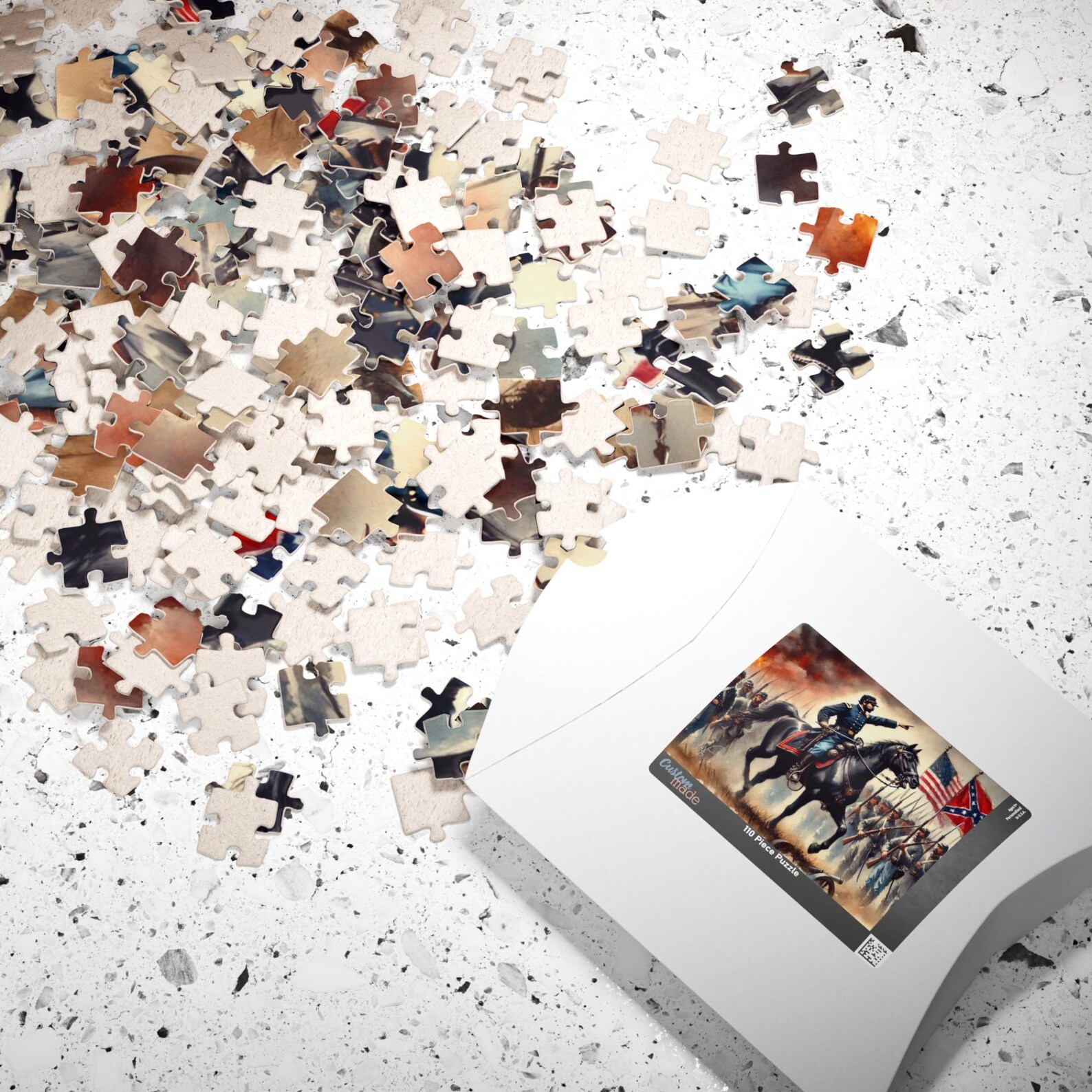 Civil War Jigsaw Puzzle - Rallying the Troops Watercolor Art, Union ...