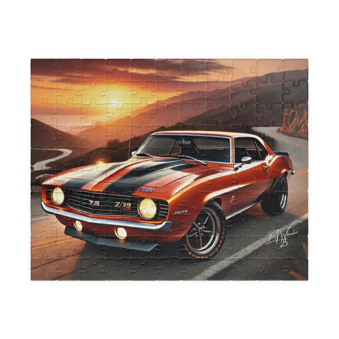 1969 Chevrolet Camaro Z/28 Puzzle - Sunset Dominator - Etsy