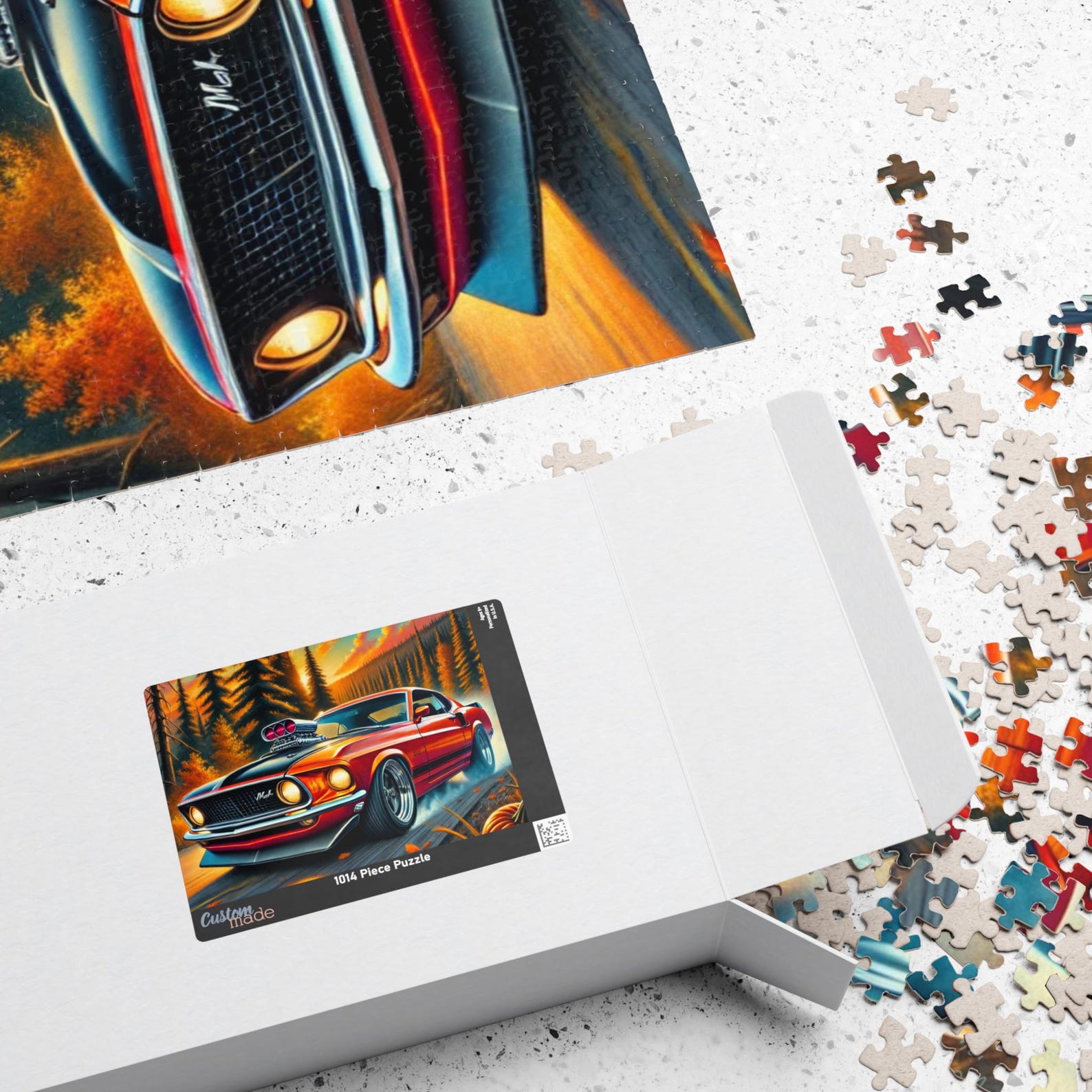 Puzzle, 1969 Ford Mustang Mach 1 Hotrod, 110, 252, 520, 1014-piece ...