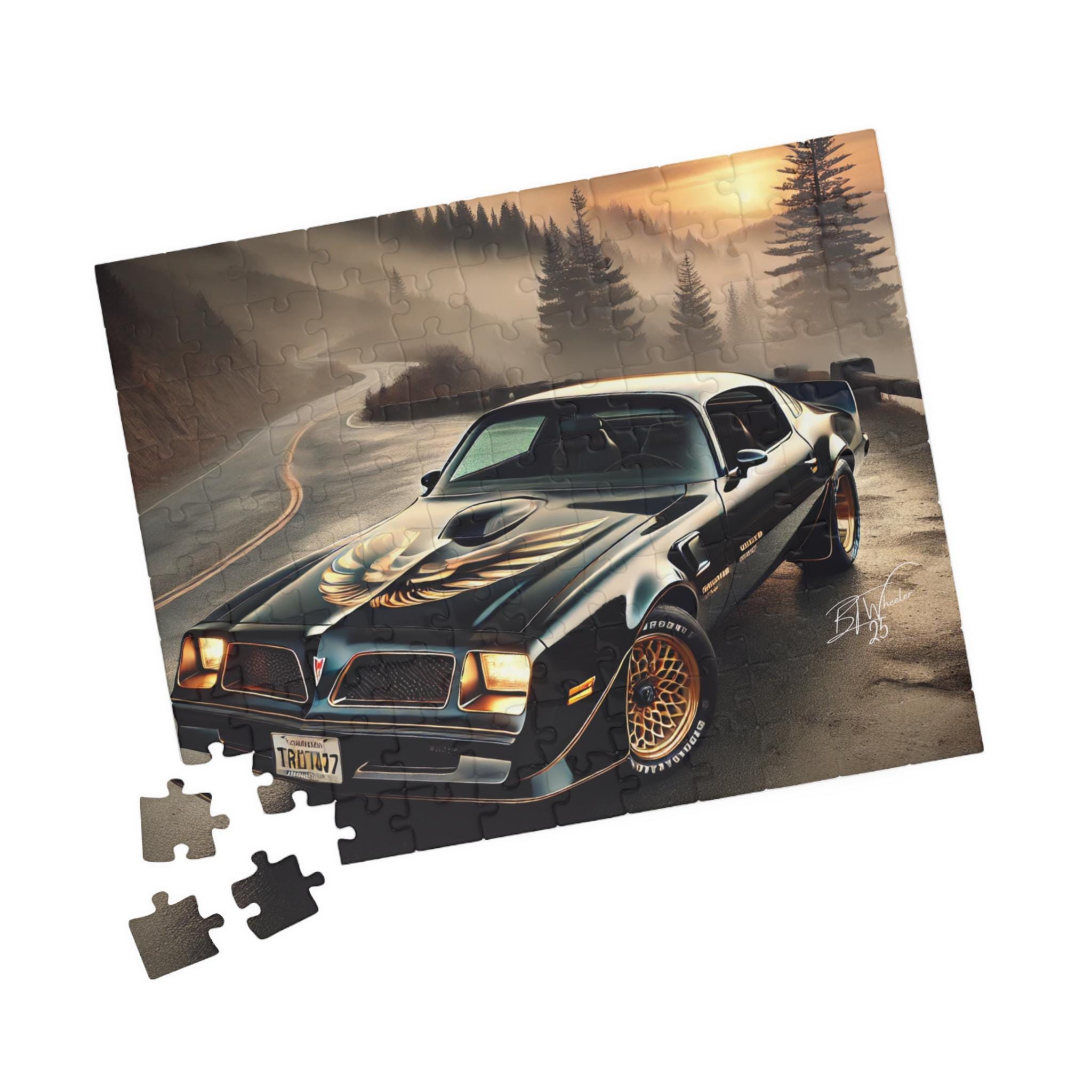 1977 Pontiac Trans Am Puzzle - Midnight Thunder - Etsy