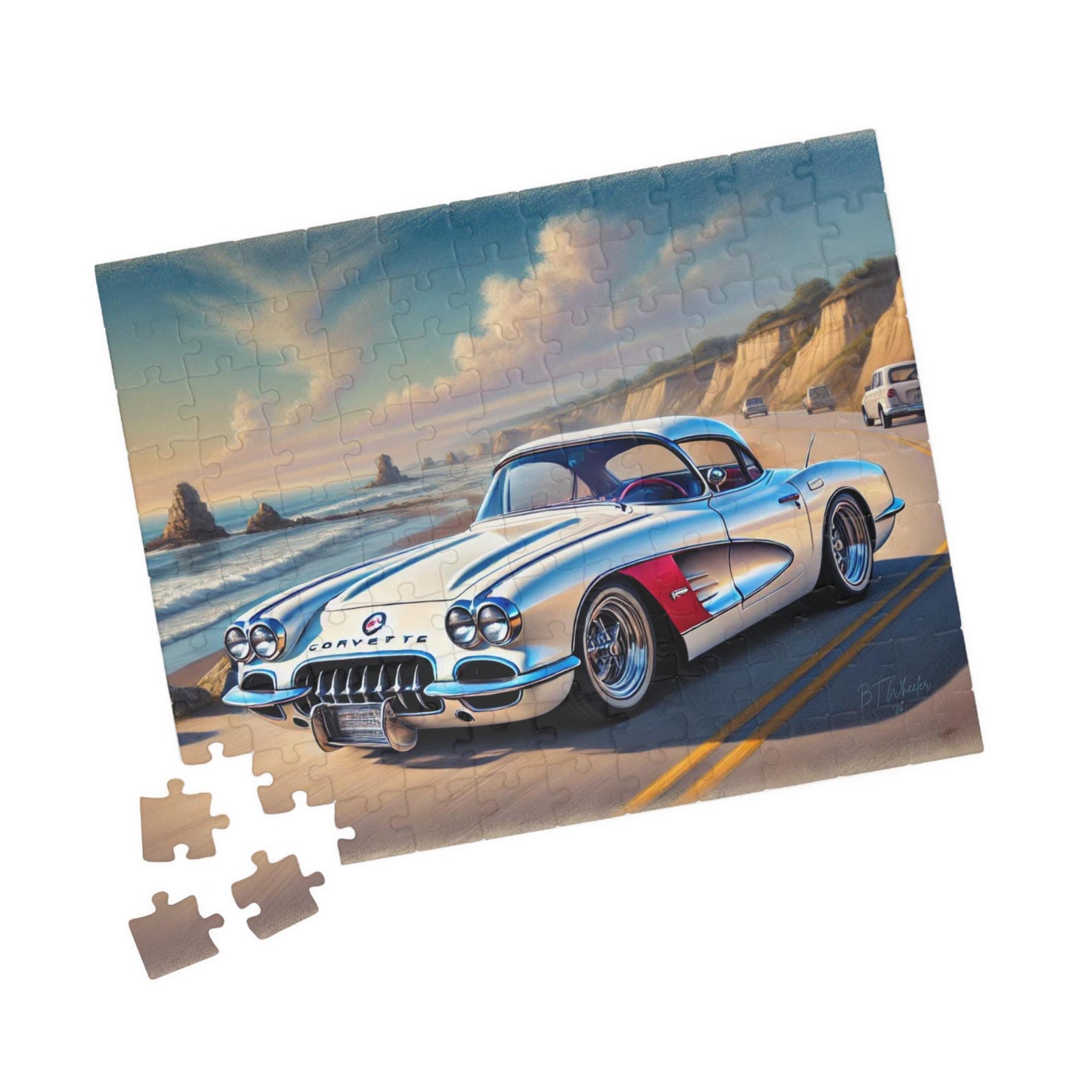 1959 Chevrolet Corvette, Vintage Chevrolet Corvette Hotrod Coastal ...
