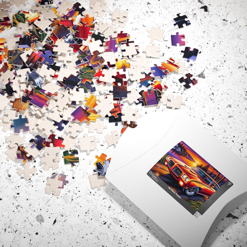 1972 Pontiac GTO Puzzle, Muscle Car Puzzle, Vintage Car Puzzle ...