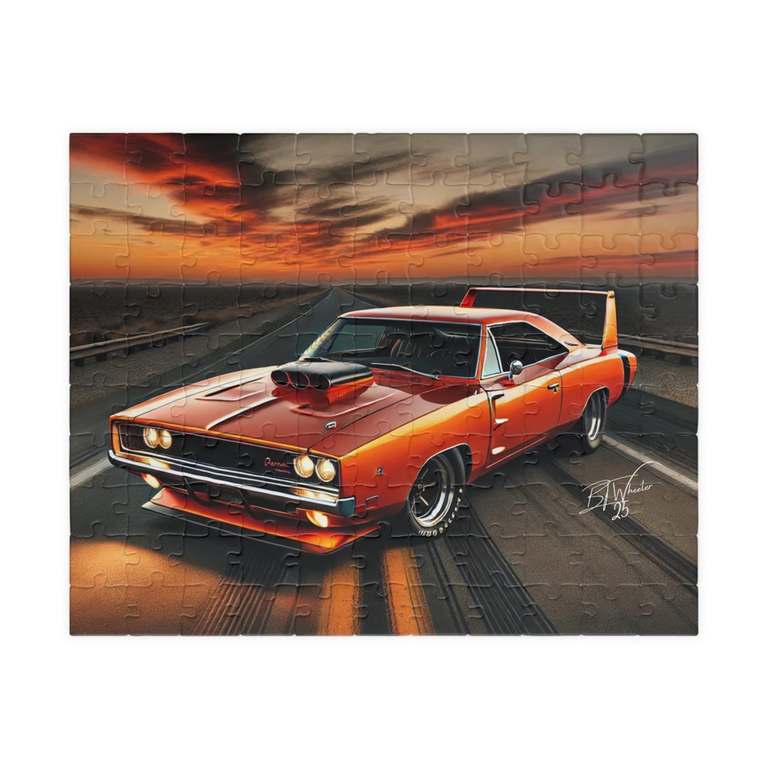 1969 Dodge Charger Daytona Puzzle - the Aerodynamic Beast - Etsy