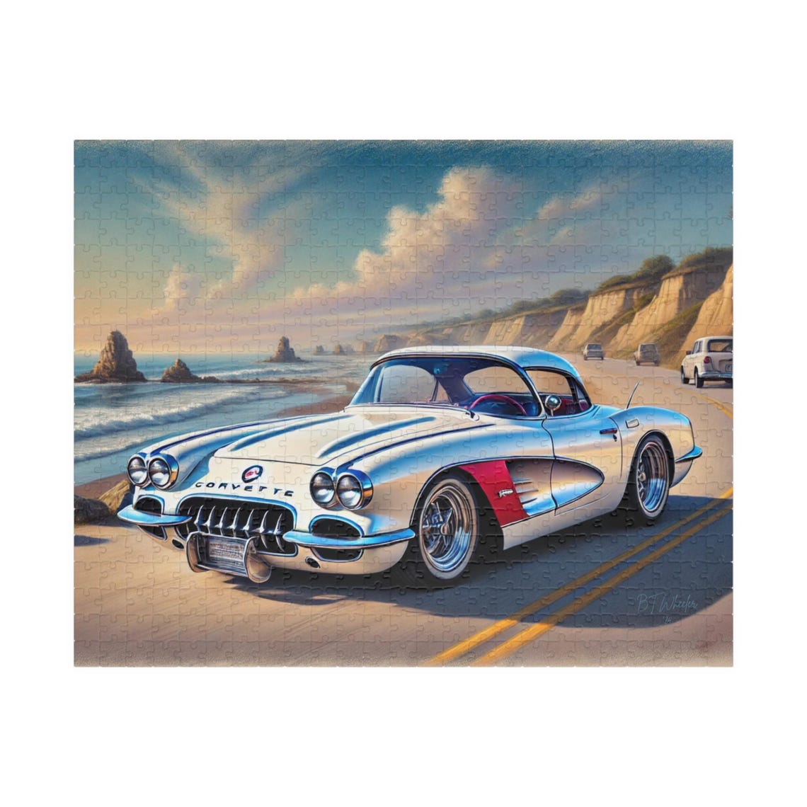 1959 Chevrolet Corvette, Vintage Chevrolet Corvette Hotrod Coastal ...