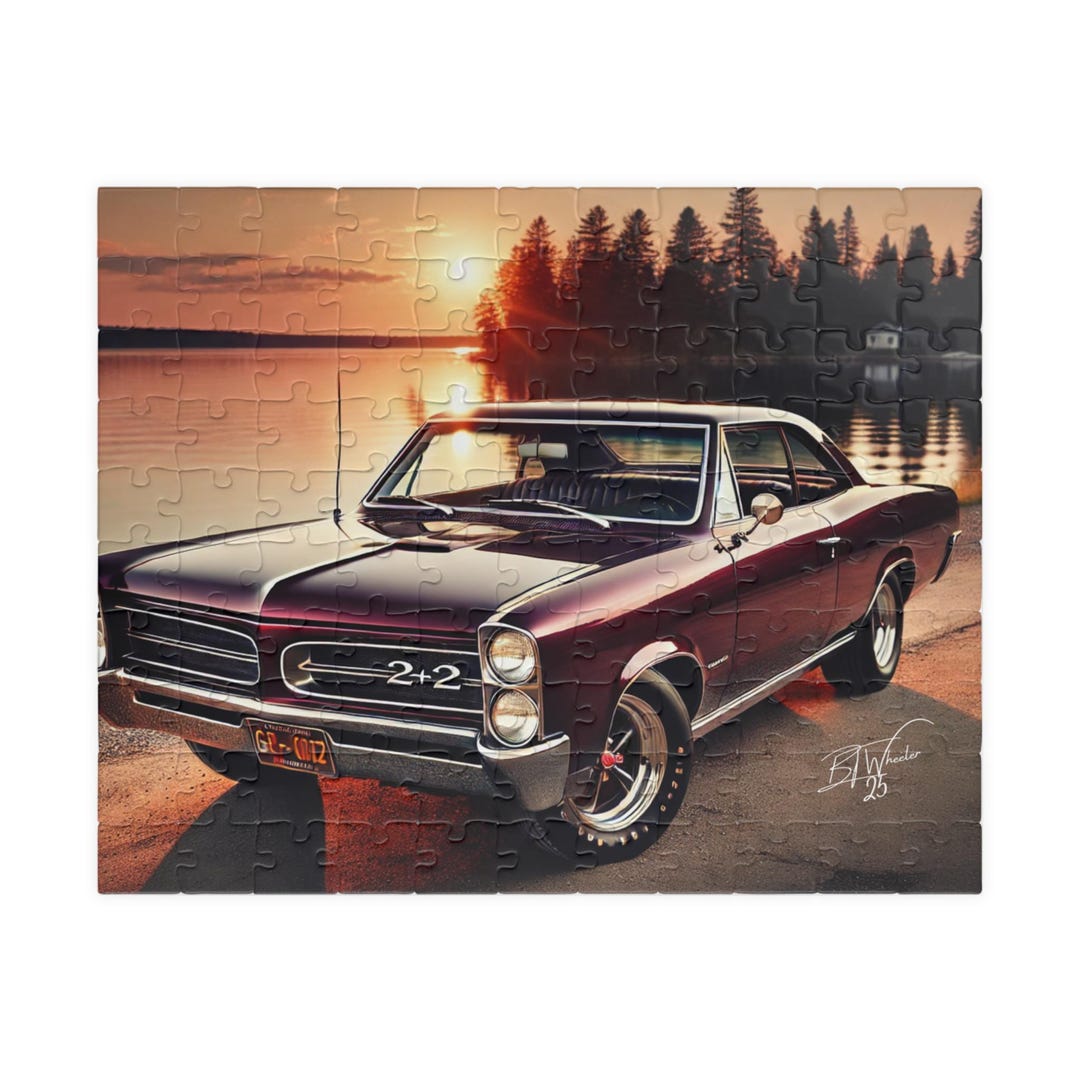 1966 Pontiac 2+2 Puzzle - Luxury Meets Muscle - Etsy