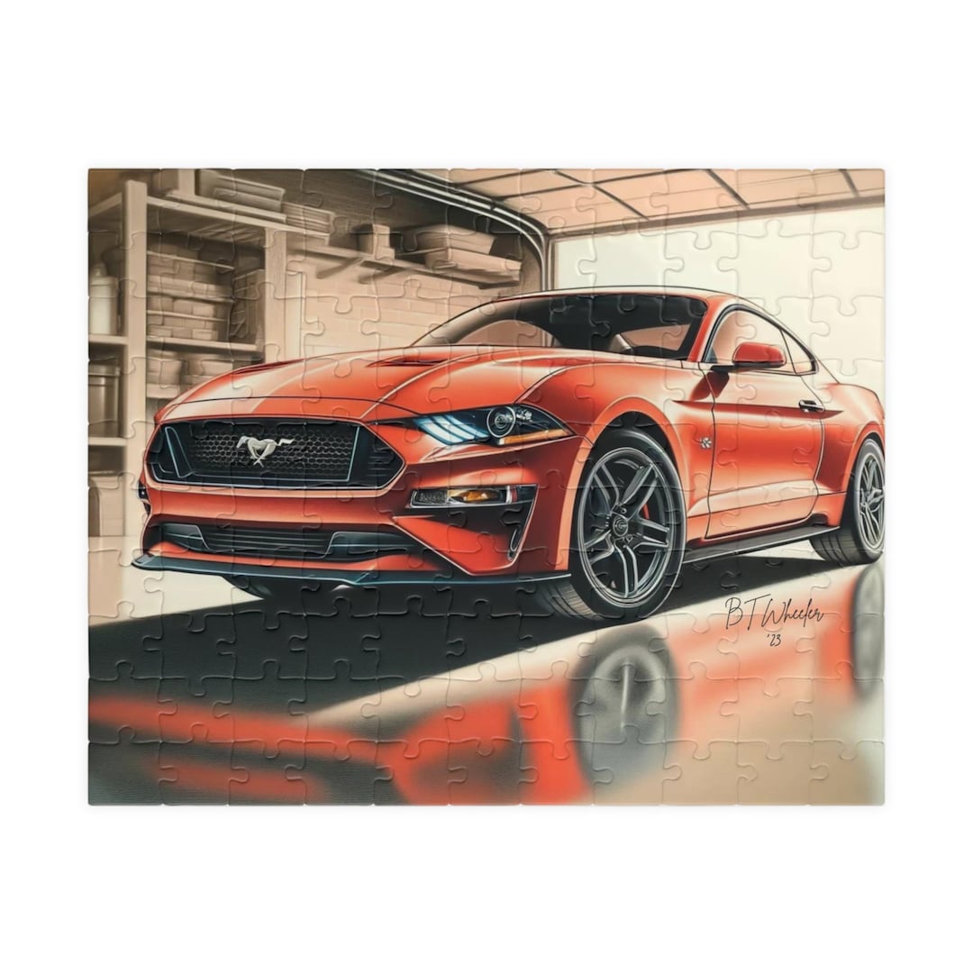 2015-present Mustang Evolution - Puzzle (110, 252, 520, 1014-piece) - Etsy