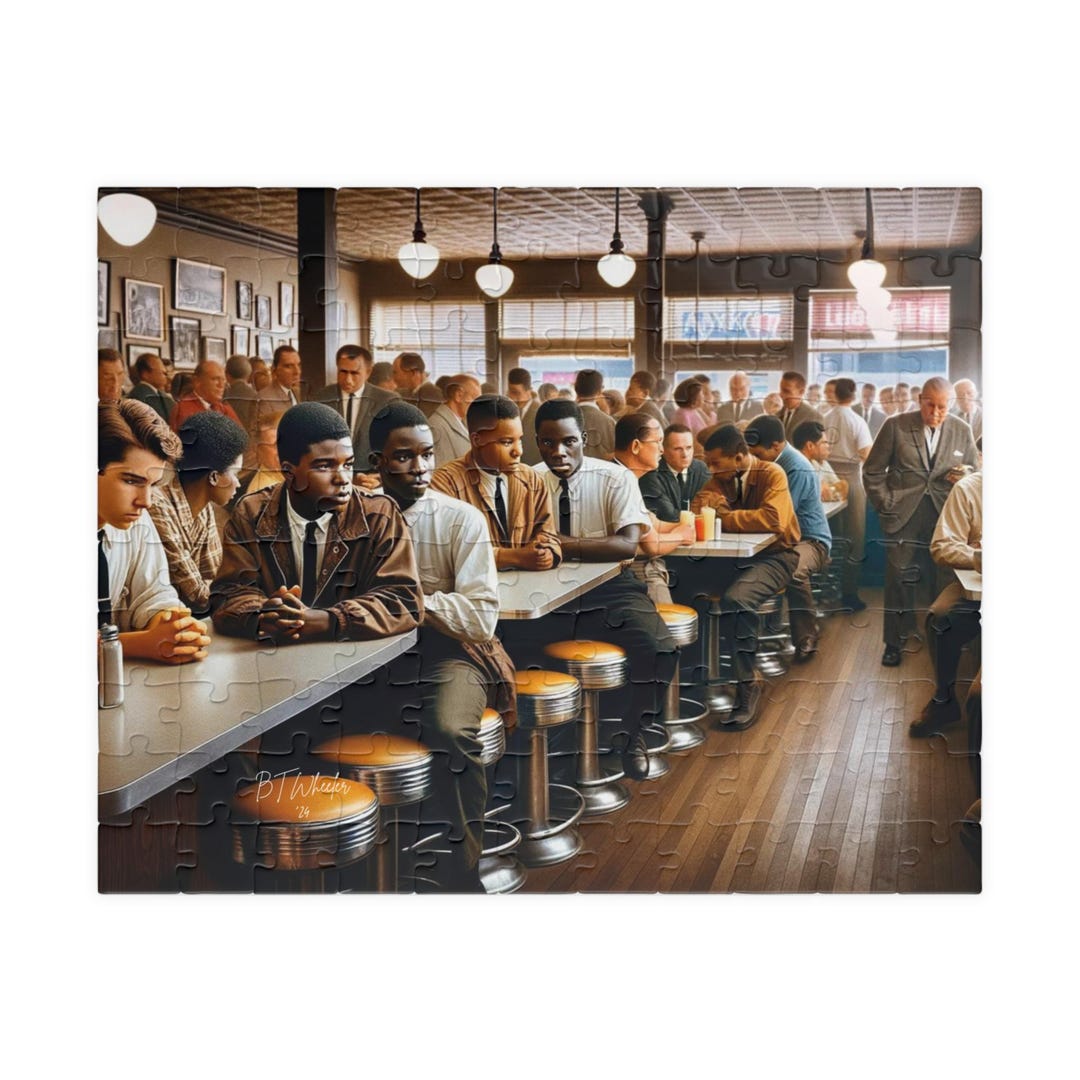 Stand for Equality: the Greensboro Sit-ins Jigsaw Puzzle - Civil Rights ...