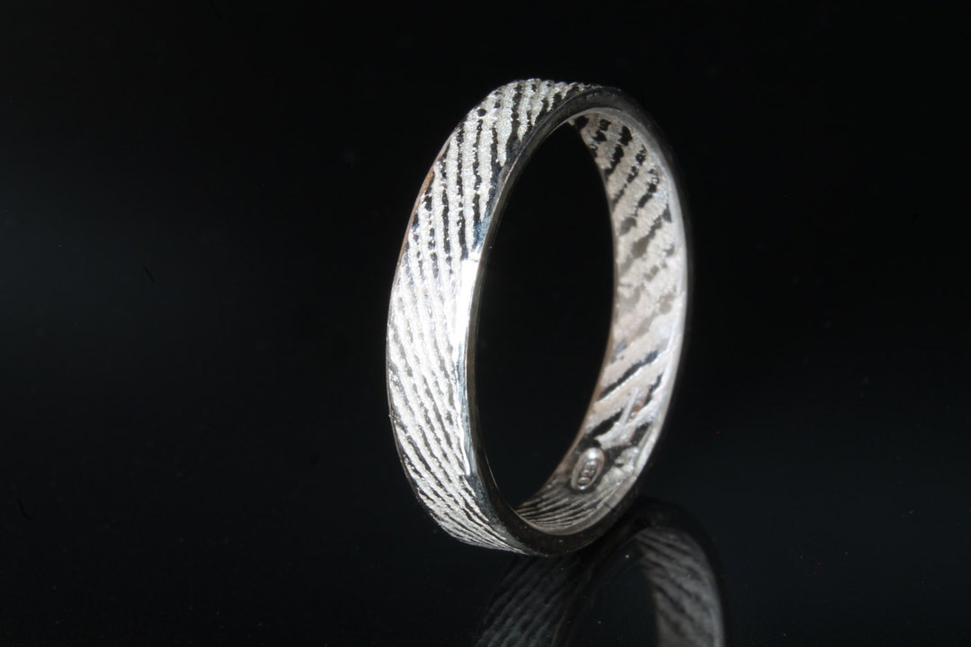 Silver Wedding Ring - Valentine's Day - Melting With Cuttlefish Bone ...